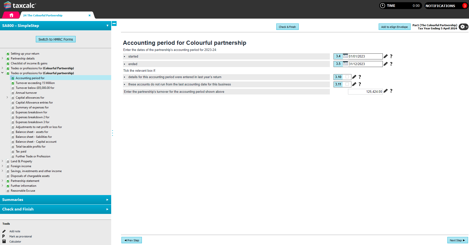 Basis Period Transition for Partners in 2023/24 - Knowledge Base - TaxCalc